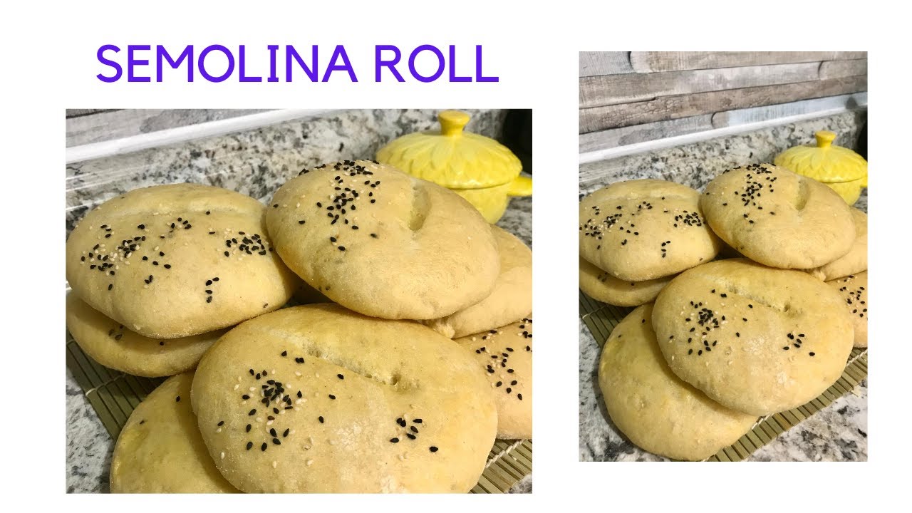 Fluffy Semolina Rolls - YouTube