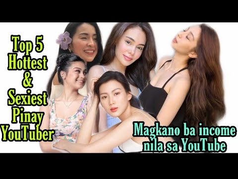 MILLION ANG KITA NG MGA PINAY VLOGGER / TOP 5 HOTTEST / SEXIEST YOUTUBERS IN PHILIPPINES | Amego