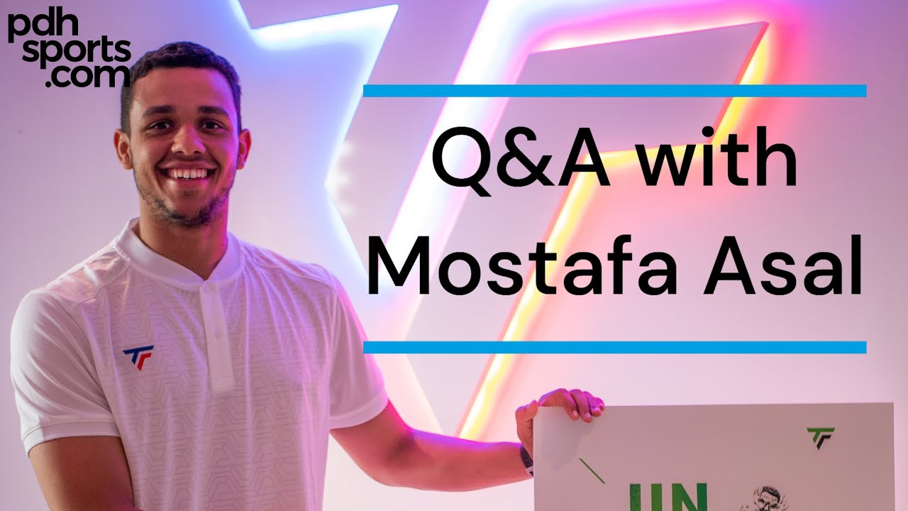 Q&A with professional squash player Mostafa Asal at Tecnifibre HQ ...