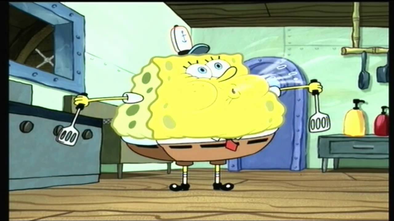 spongebob i love krabby patties backwards - YouTube