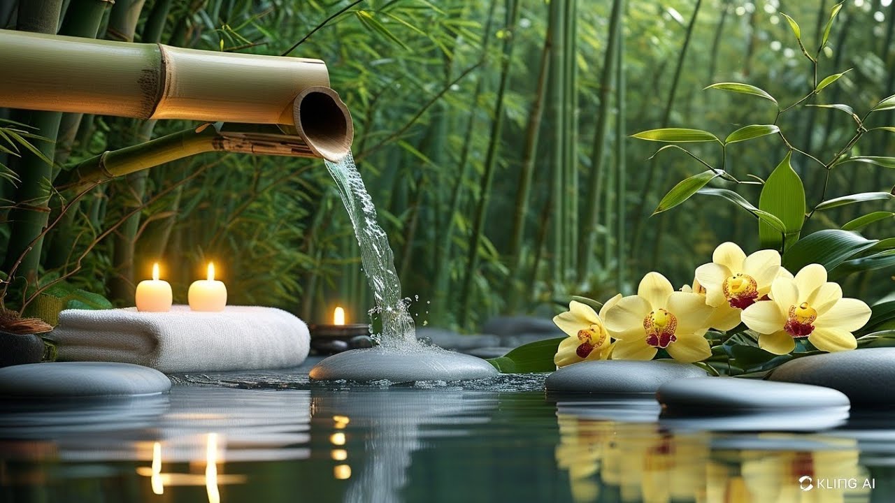 Piano and Water Sounds For Deep Sleep In Less Than 5 Minutes; Relaxing ...