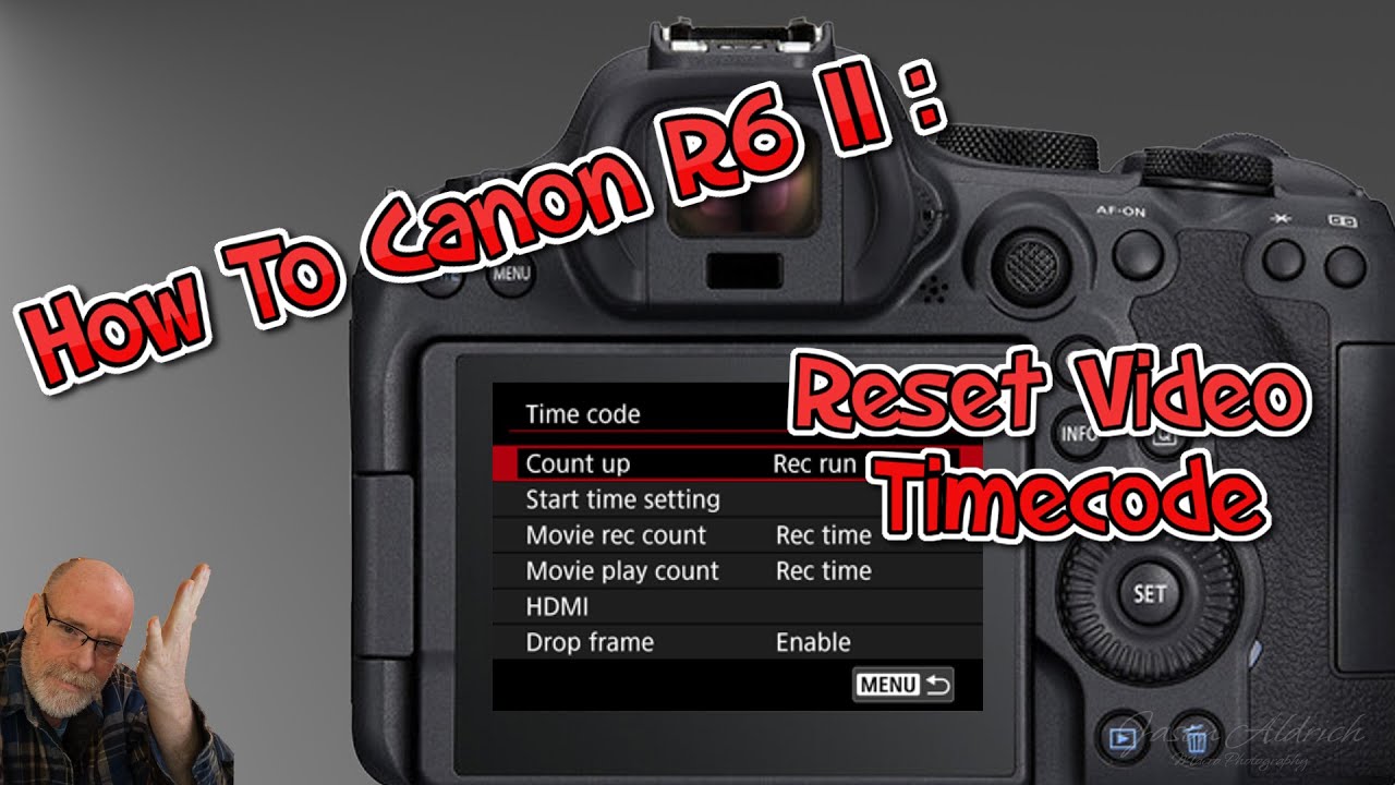 Canon R6 Mark II: How to Reset Video Timestamp to 0 (Quick Tutorial!) - YouTube