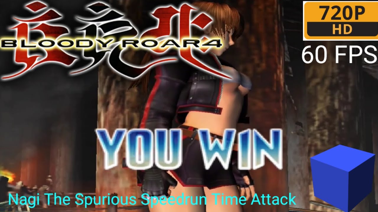 [PS2] Bloody Roar 4 Japanese - Nagi The Spurious Speedrun Time Attack 1 ...