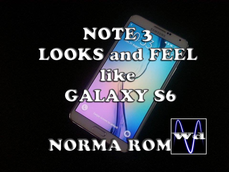 Galaxy S6 Custom ROM on NOTE 3. - YouTube