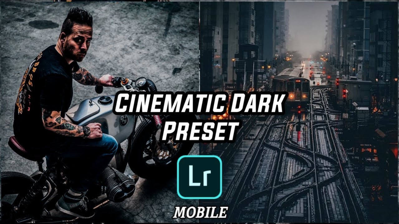 Cinematic dark free preset - How to edit Moody cinematic dark Lightroom mobile tutorial - YouTube