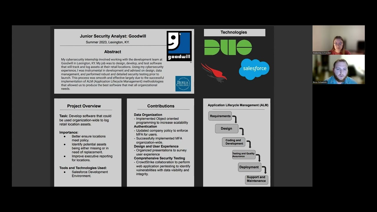 Beau Schneider Capstone Interview (CSC495) - YouTube