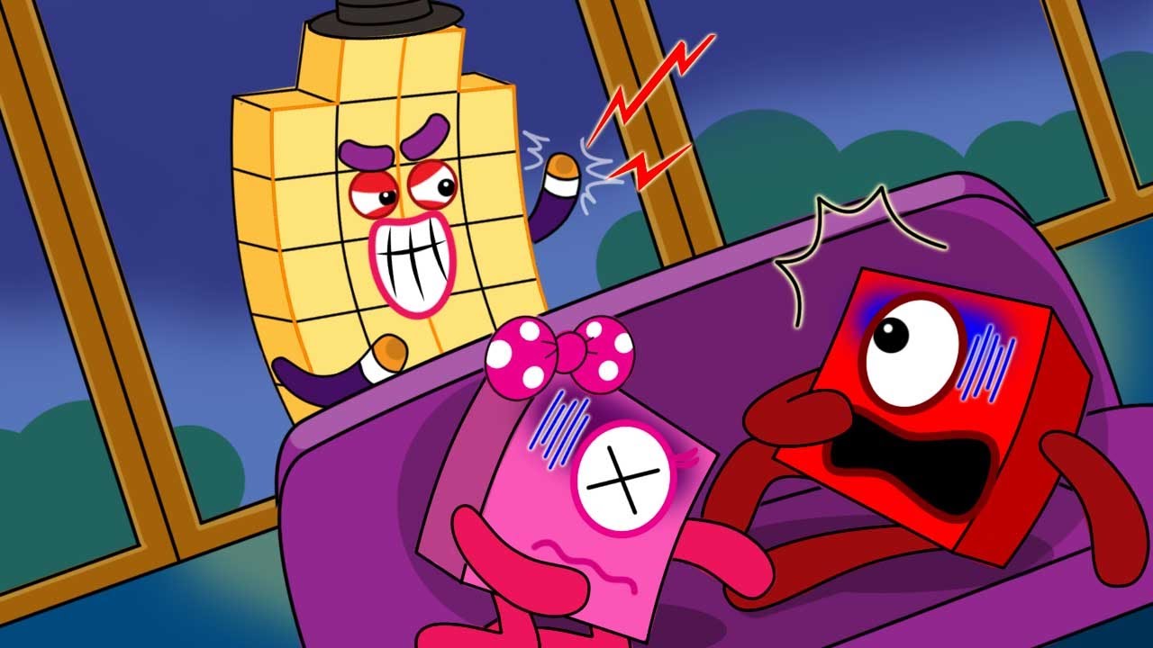 OMG! Stalker Follows of Numberblocks 1 to Home l Numberblocks fanmade ...