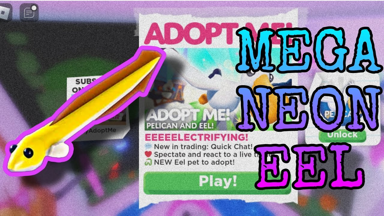 MAKING MEGA NEON "EEL" IN ADOPT ME ROBLOX - YouTube