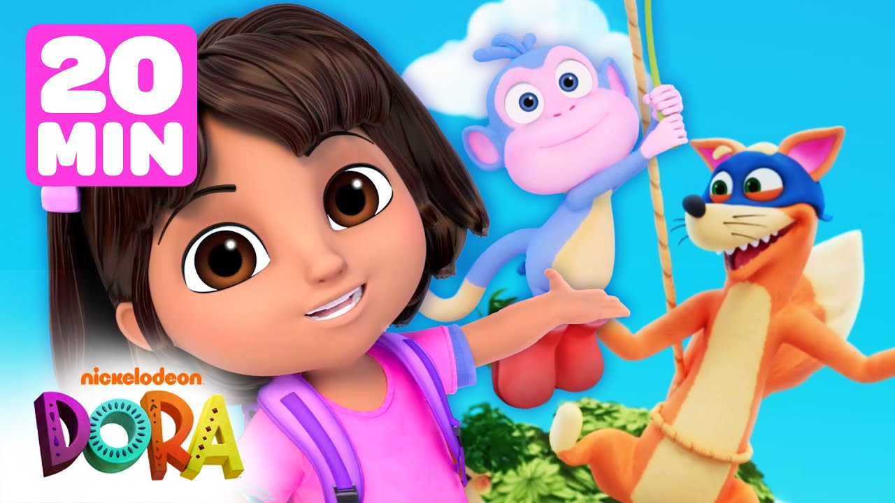 Dora & Swiper Air Rescues! 🎈 20 Minute Compilation | Dora & Friends ...
