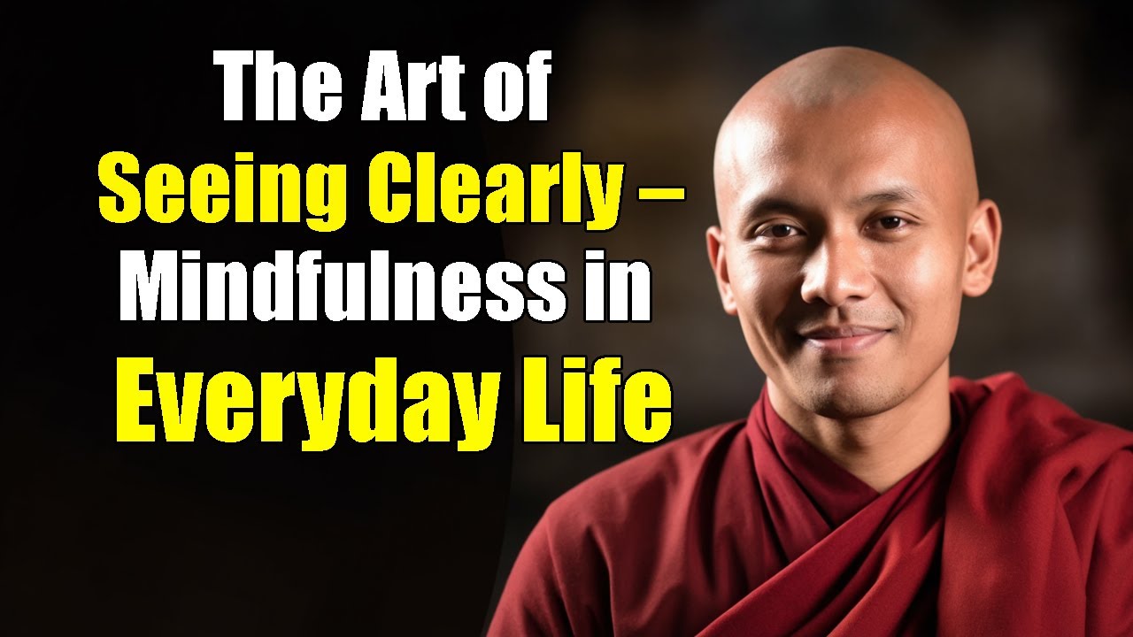 The Art of Seeing Clearly – Mindfulness in Everyday Life | Buddhist Teachings - YouTube