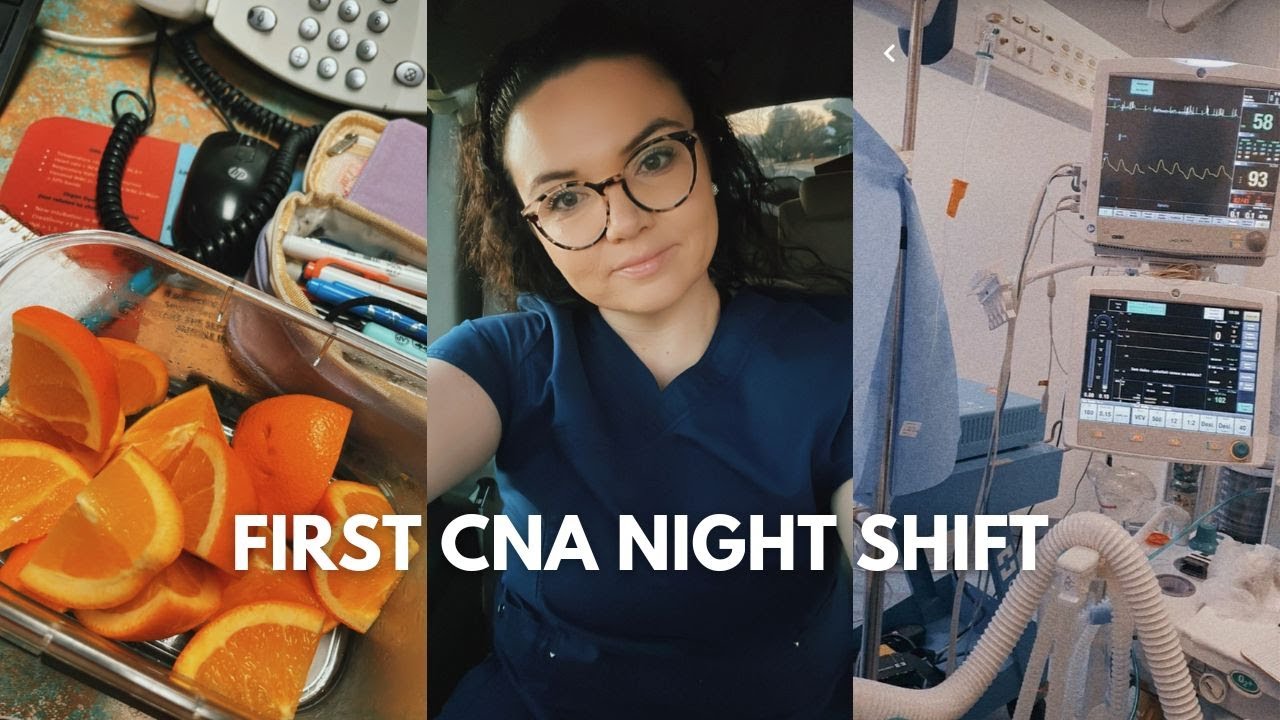 MY FIRST 12 HOUR NIGHT SHIFT STRETCH AS A MED/SURG CNA! - YouTube