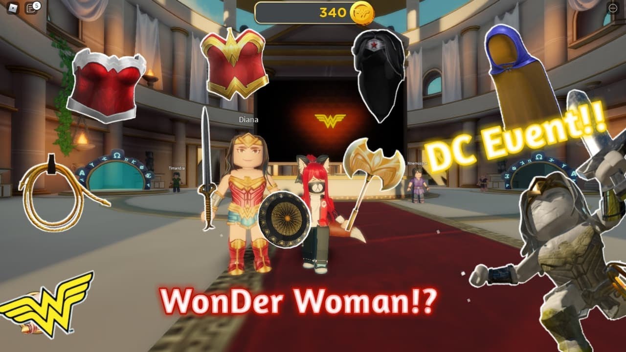 🥇Roblox : [DC Event] กิจกรรมแจกของ Wonder-Woman!?🥇 - YouTube