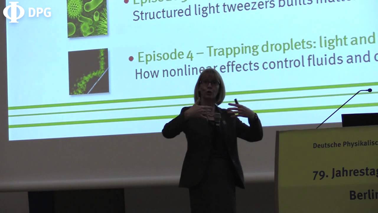 Lise-Meitner-Lecture 2015 - Vortrag von Prof. Dr. Cornelia Denz - YouTube