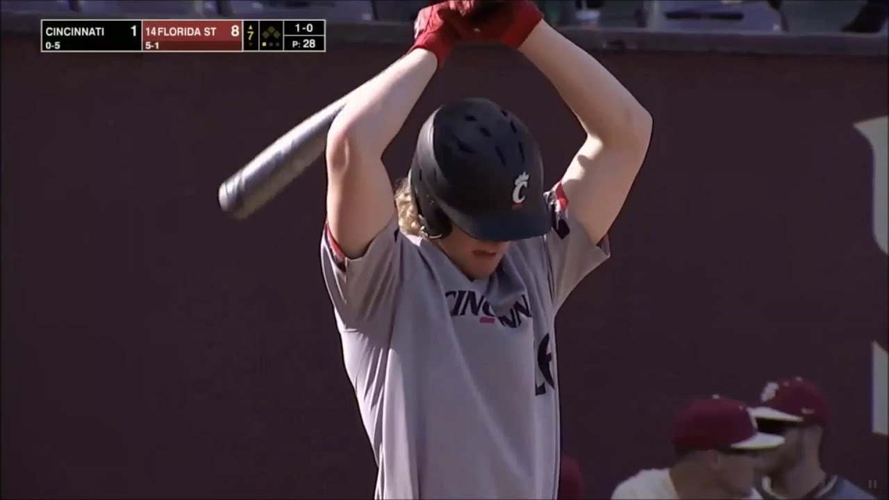 Parker Messick FSU vs Cincinatti 2/23/20 - YouTube