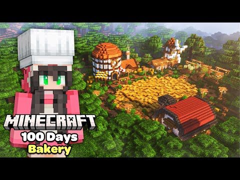 I Spent 100 Days as a Baker in Minecraft Hardcore