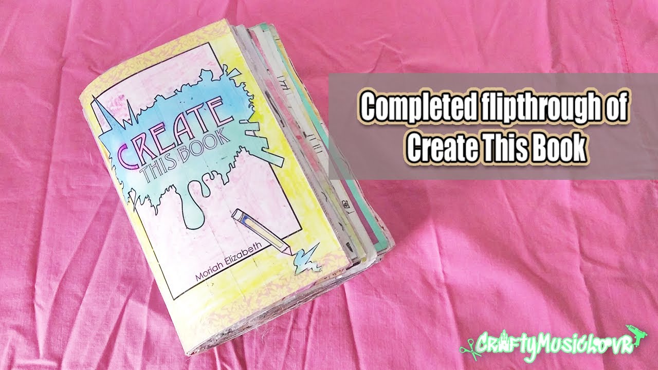 Create This Book by @MoriahElizabeth // Completed Flip-Through (no ...