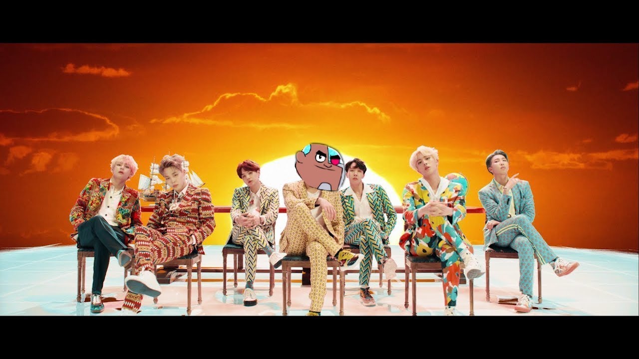 Teen Titans sing BTS (방탄소년단) 'IDOL' Official MV (official cartoon video ...