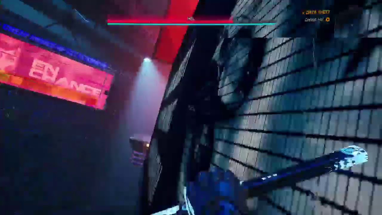 Ghostrunner fighting hel - YouTube