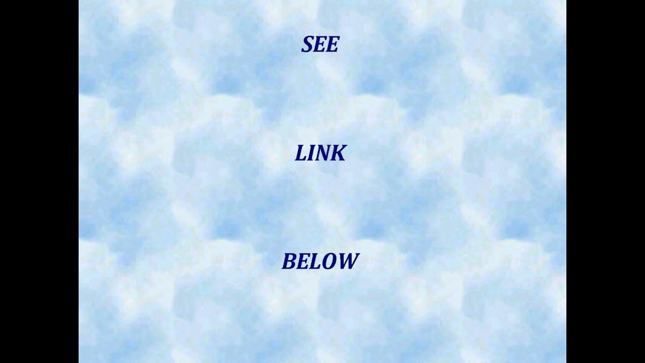 See Link Below - YouTube