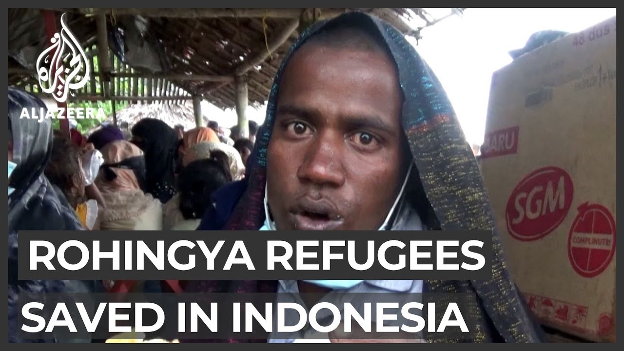 Indonesian community praised for rescuing Rohingya refugees - YouTube