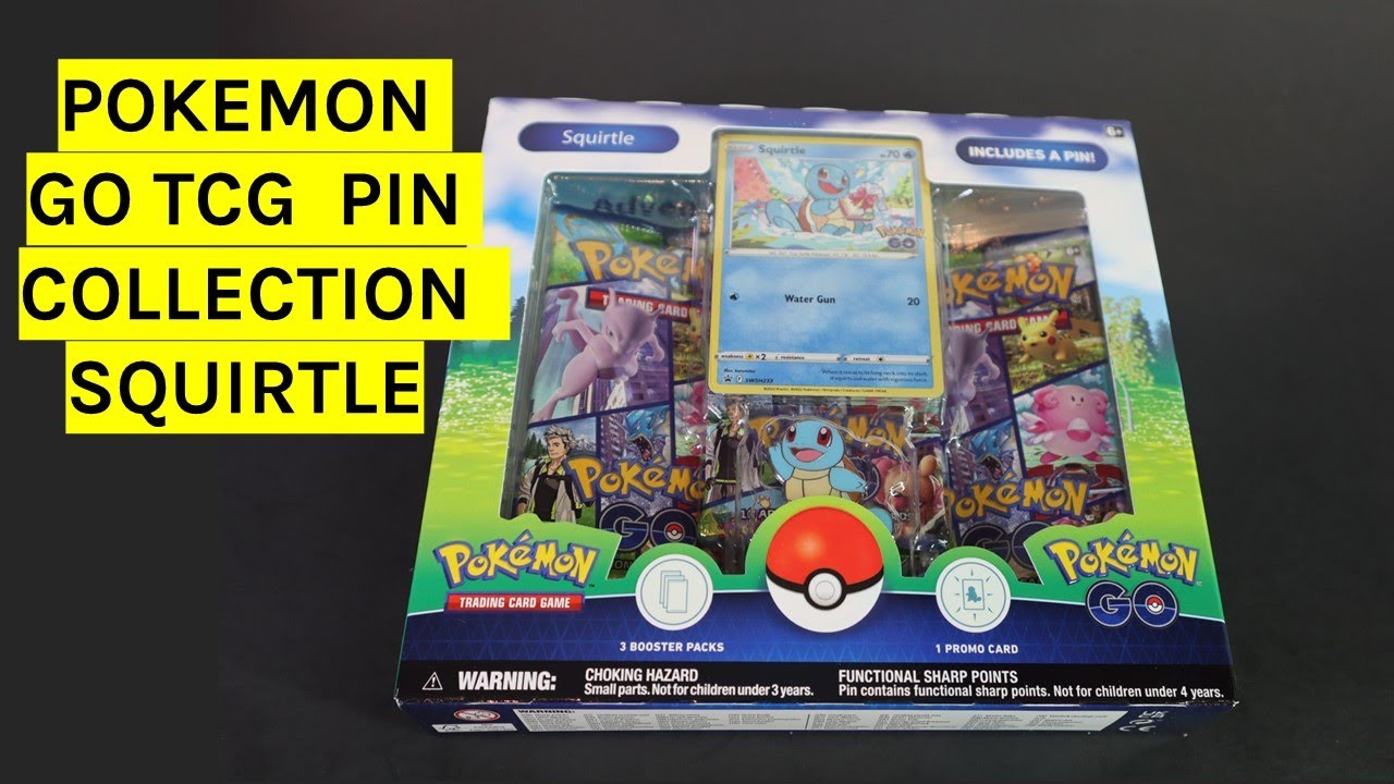 Pokémon GO TCG Pin Collection Squirtle - YouTube