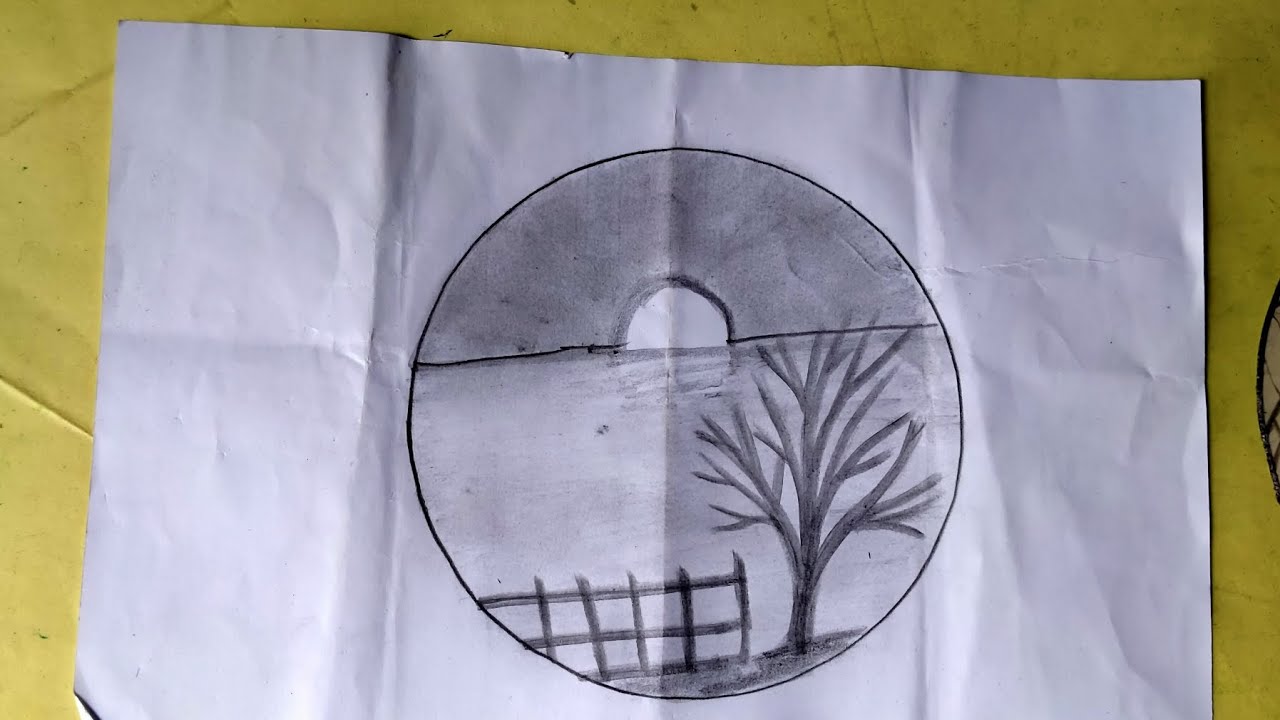 How to make a beautiful senary easily drawing step by step ...