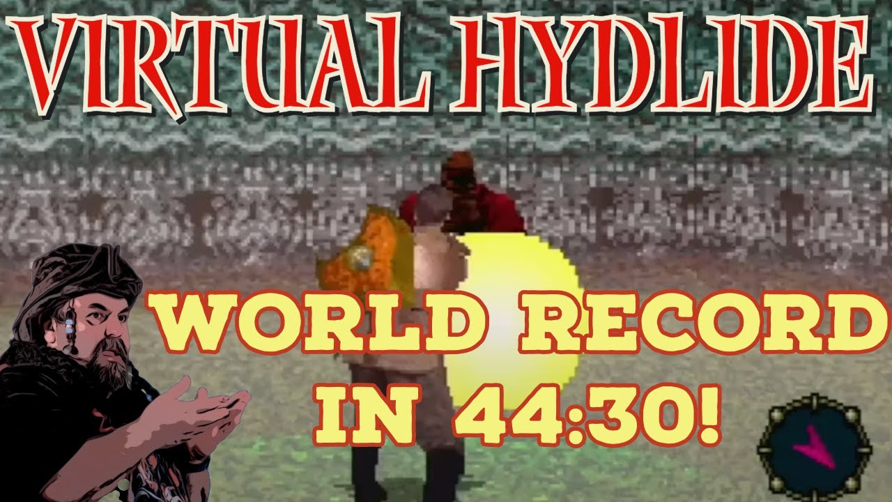 [WORLD RECORD] Virtual Hydlide Speedrun in 44:30 (Random, All Dungeons ...