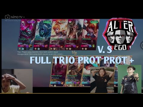 TRIO PROT PROT VS ALTER EGO. #aepai #alterego #protprot