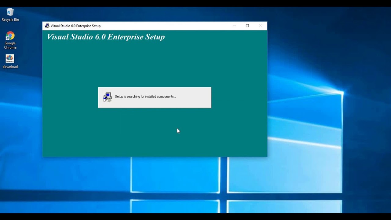 How to install VB 6 in win 10/8.1/8/7 - YouTube