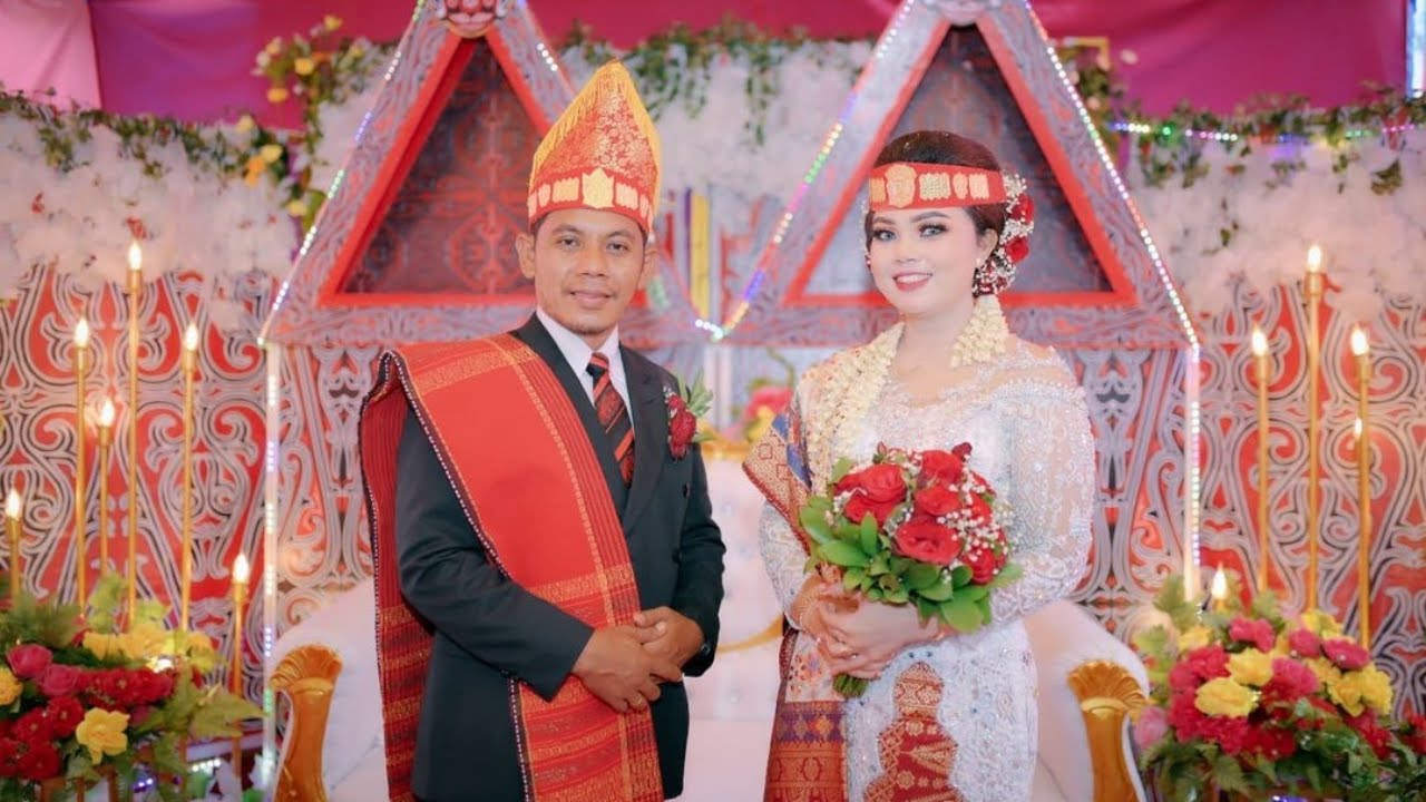 Batak Wedding Indonesian Wedding Event Banner In Batak Sumatera Hand
