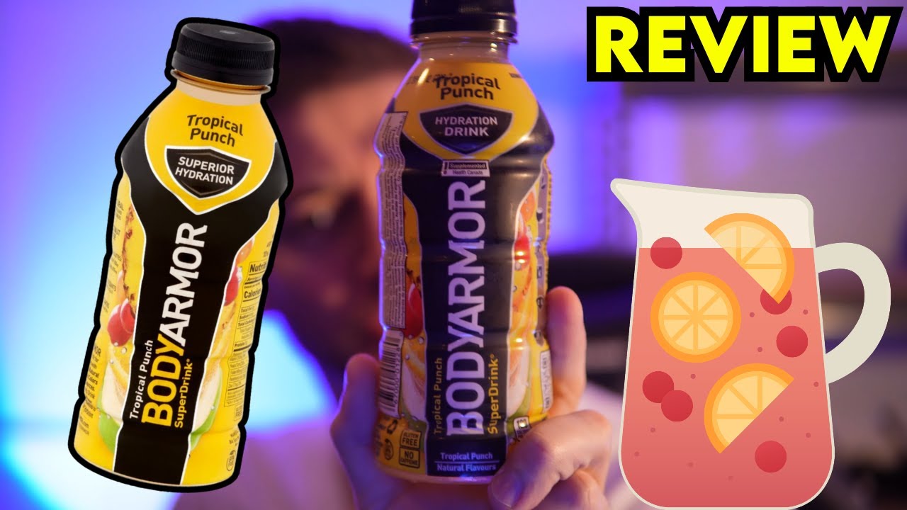 Body Armor Hydration Drink Tropical Punch Review - YouTube