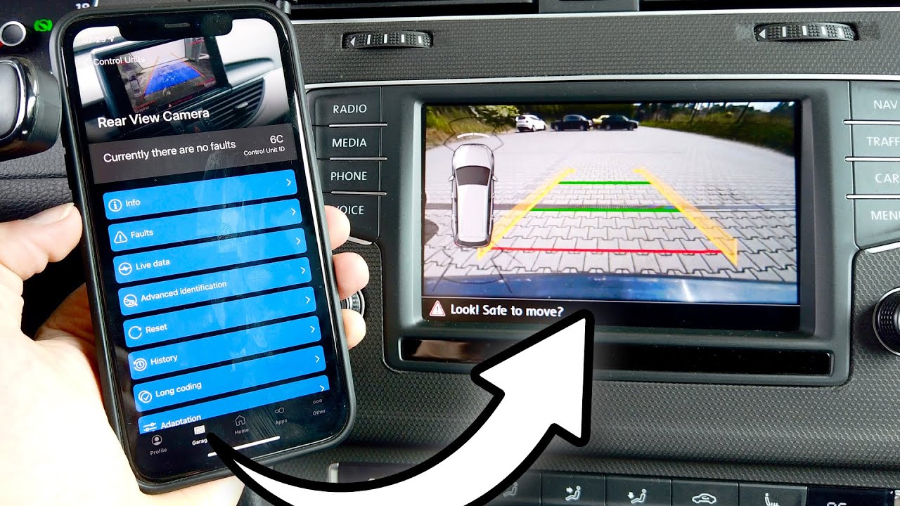 VW Golf MK7 (5G) RVC High retrofit, part 3: coding - YouTube