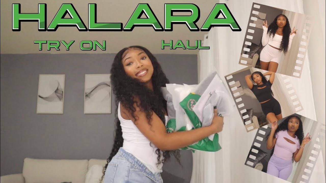 LETS GET BACK IN THE GYM! HALARA LOOKBOOK | Shalaya Dae - YouTube