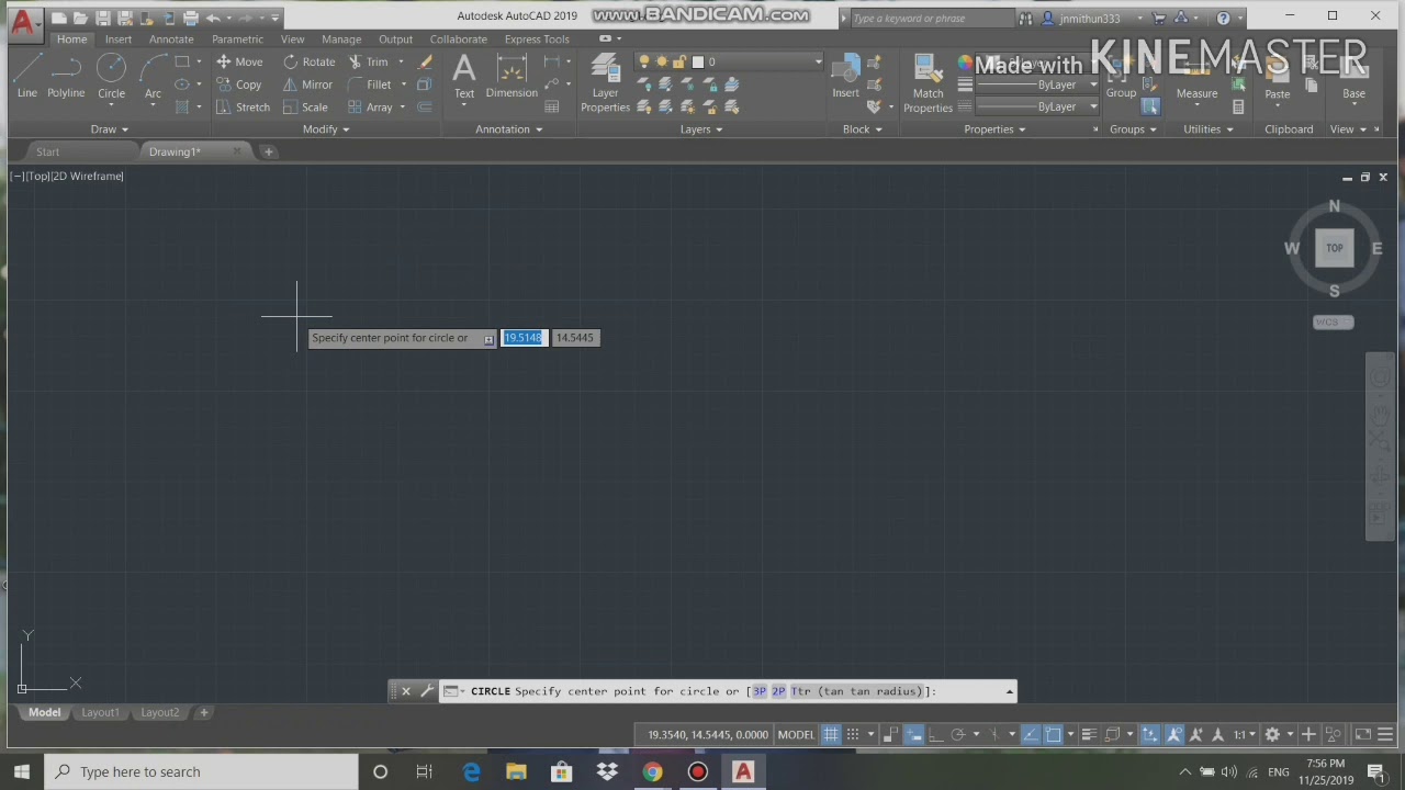 AutoCad tutorial - How to draw Electrical Fan in AutoCad - YouTube