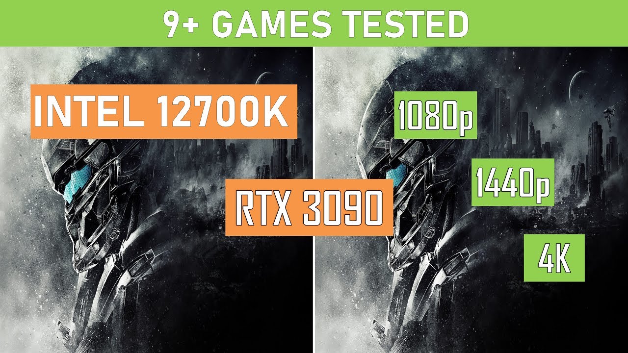 Intel i7 12700k Gaming benchmark RTX 3090 - YouTube