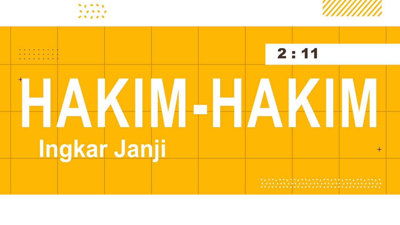 Ingkar Janji - Seri Alkitab - YouTube