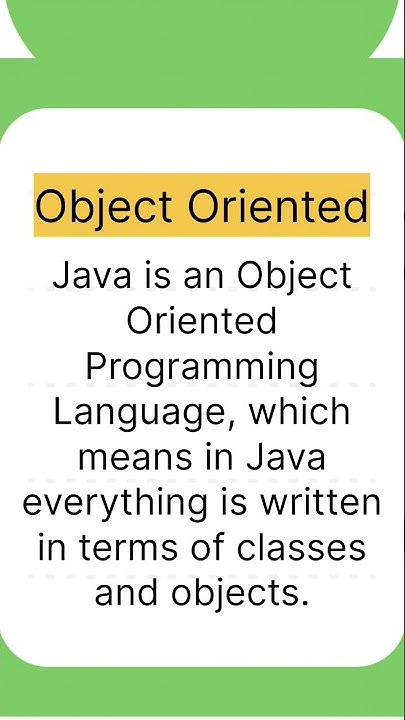 Features of Java programming || Simple, Object Oriented 🔥 - YouTube