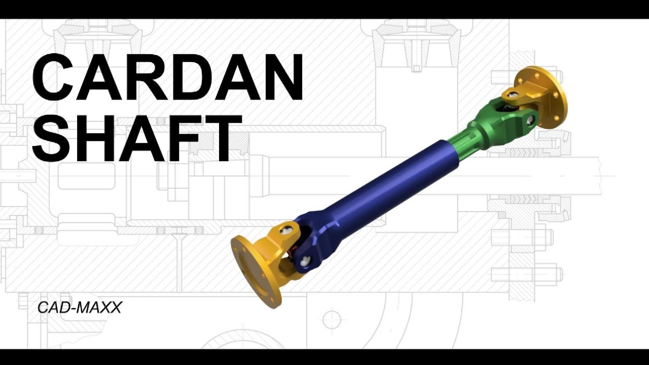 How to design a CARDAN SHAFT in less than an hour ⚙️ [ with LOFI sound ...