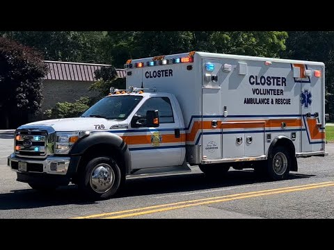 Closter Volunteer Ambulance & Rescue Corps Ambulance 726 Responding 6 ...