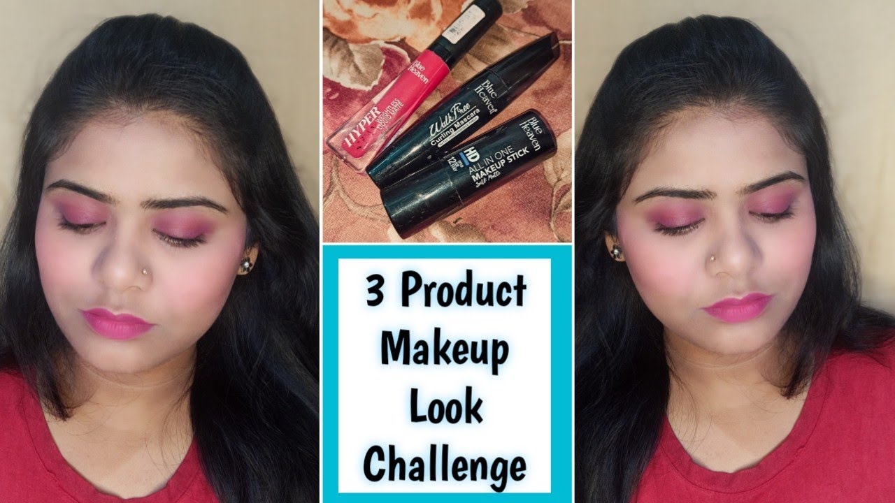 Simple New Year Makeup Look Using Just 3 Products // 3 Product Full ...