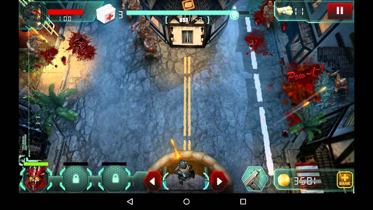 Zombie world war stage 1 round 2,3 - YouTube