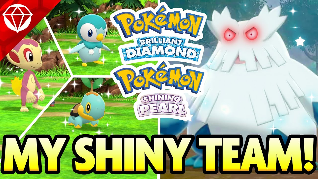 MY SHINY TEAM BREAKDOWN for Pokemon Brilliant Diamond and Shining Pearl ...