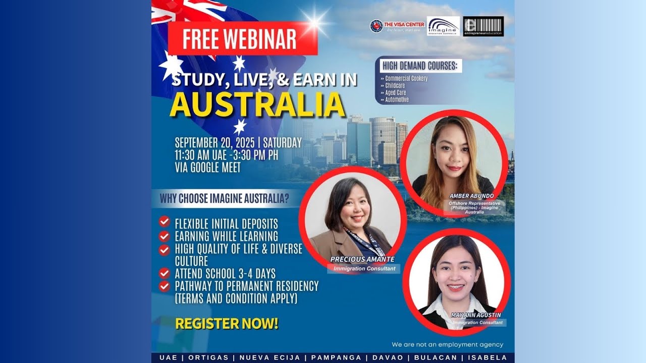 THE VISA CENTER WITH IMAGINE AUSTRALIA - YouTube