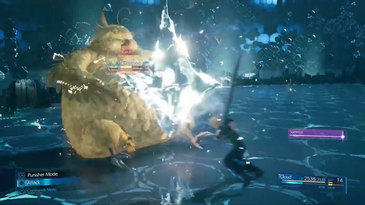 Final Fantasy 7 REMAKE Fat Chocobo Solo Cloud No Damage - YouTube