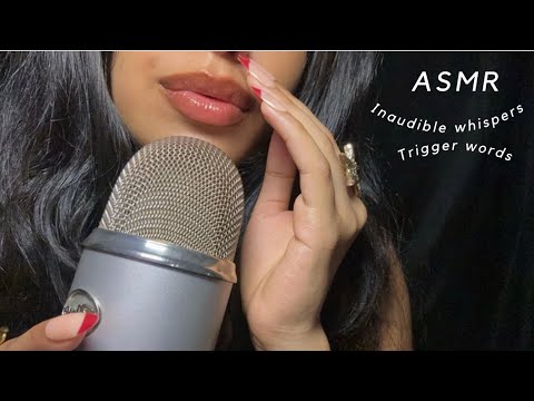 ASMR~ Cupped Inaudible Whisper & Trigger Words 💤 Brain Melting - YouTube