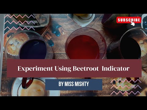 Acid - Base experimental video | Beetroot Indicator - YouTube