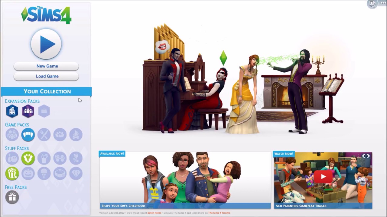The Sims 4 Delacroix Family part 2 AndyBrother - YouTube