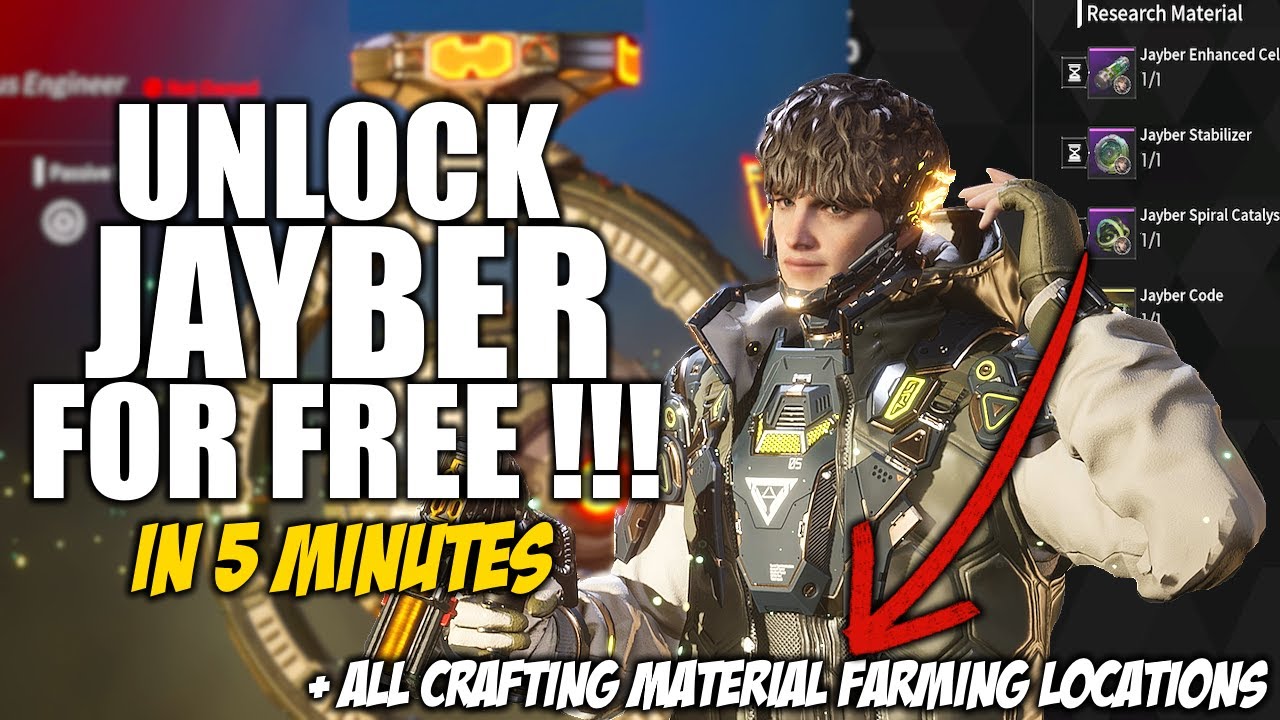 THE FIRST DESCENDANT | SUPER EASY Unlock/Craft Jayber for FREE!!!(Step-by-Step Guide)+Farm ...