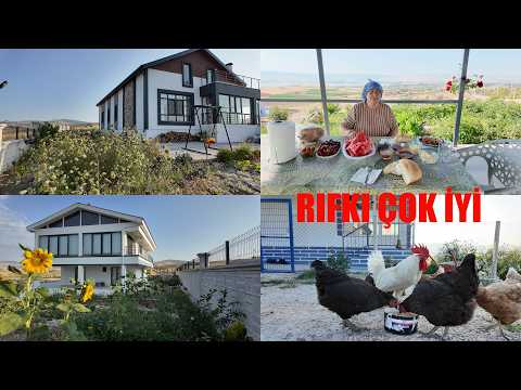 KÖYDE DOĞAL YAŞAM BOL HASAT KARDEŞLERİMİN BAHÇESİ SABAH RUTİN İŞLERİMİZ