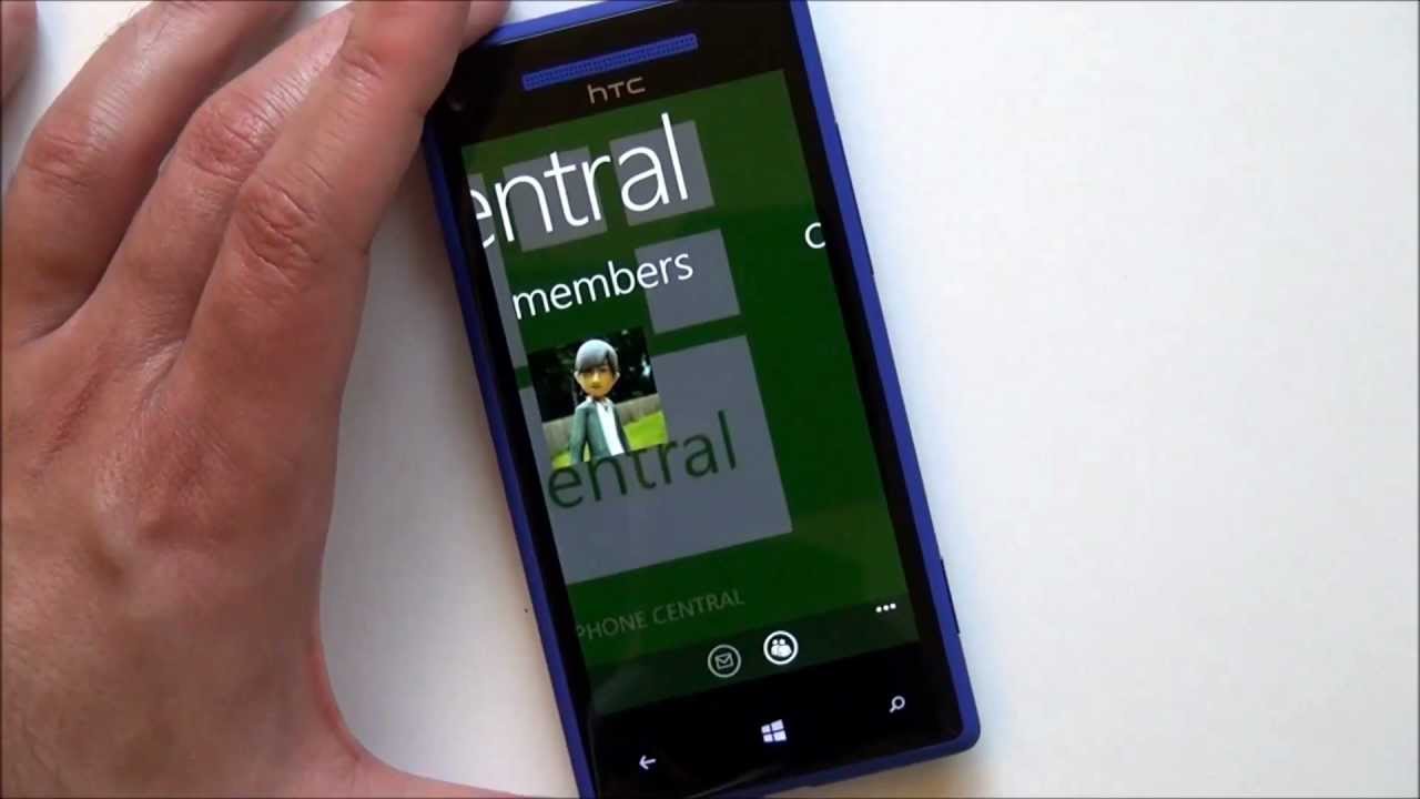 Windows Phone 8: Part 4 - People Hub + Rooms - YouTube